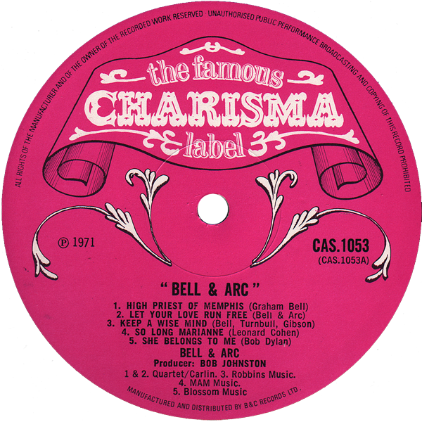 CAS 1053 – Bell + Arc | Rare Record Collector