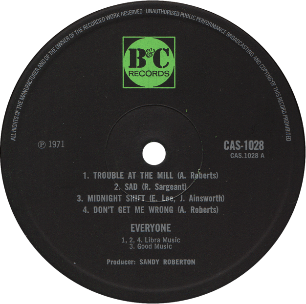 CAS 1028 – Everyone | Rare Record Collector