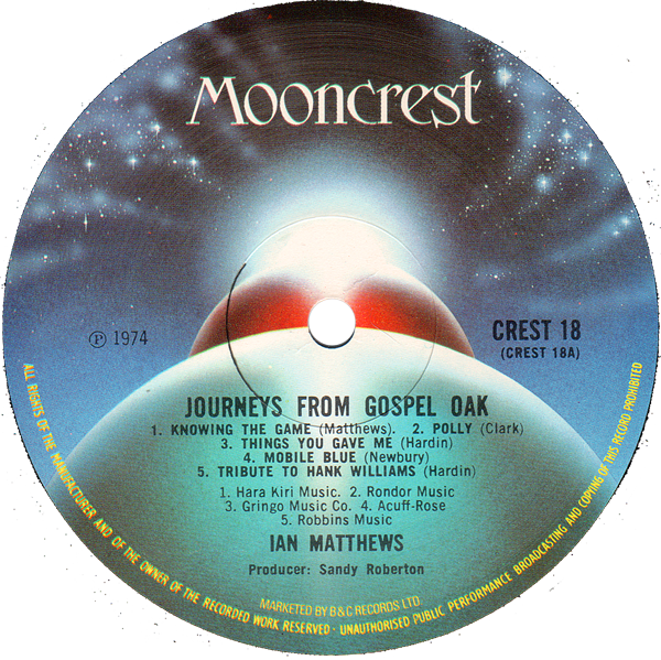 CREST 18 – Ian Matthews | Rare Record Collector