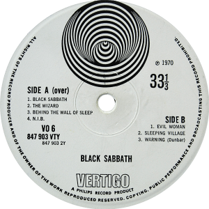 New version of Black Sabbath on Vertigo Swirl ‘discovered’…! | Rare ...