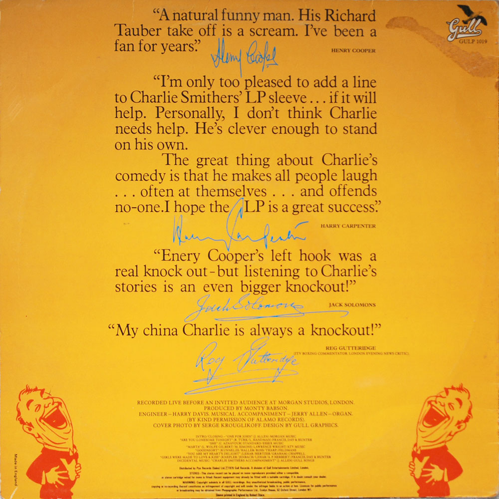 GULP 1019 – Charlie Smithers | Rare Record Collector