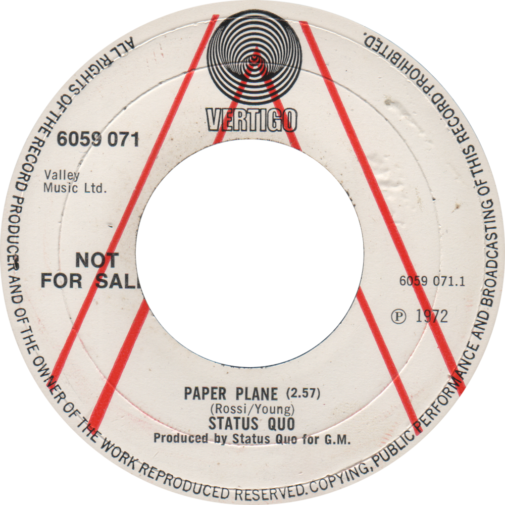 6059 071 – Status Quo | Rare Record Collector