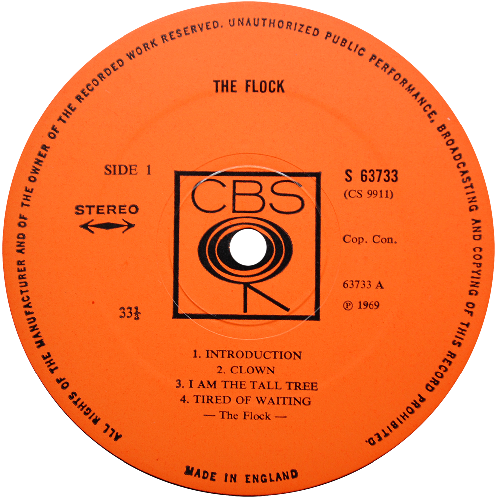 CBS 63733 – The Flock | Rare Record Collector