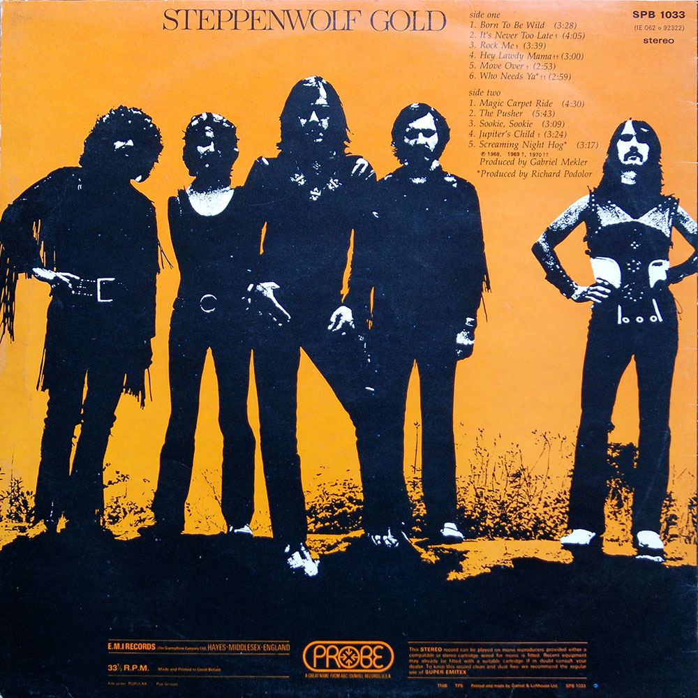 SPB 1033 – Steppenwolf | Rare Record Collector