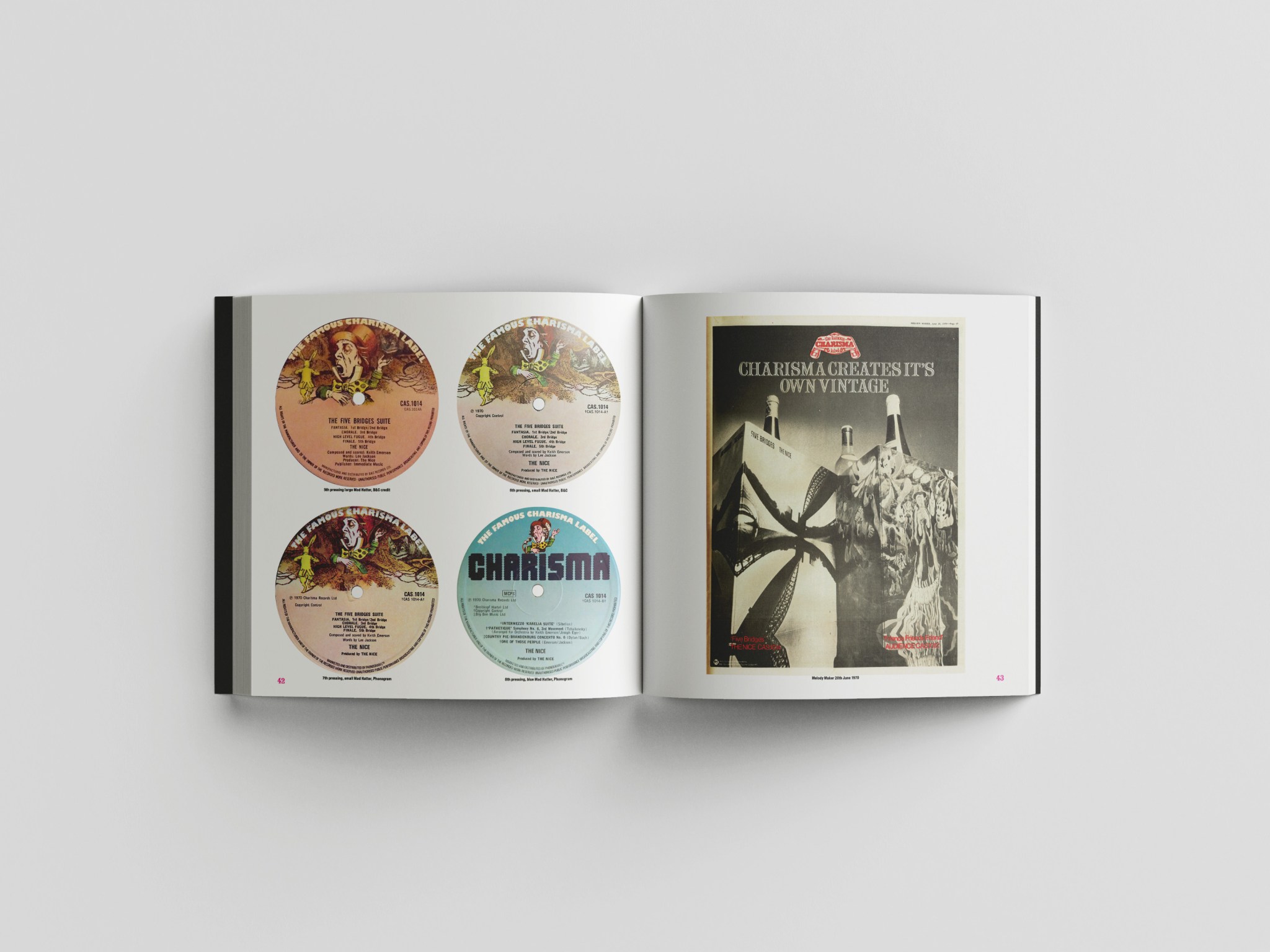 Charisma Pink Scroll book – fully updated for 2021 | Rare Record Collector